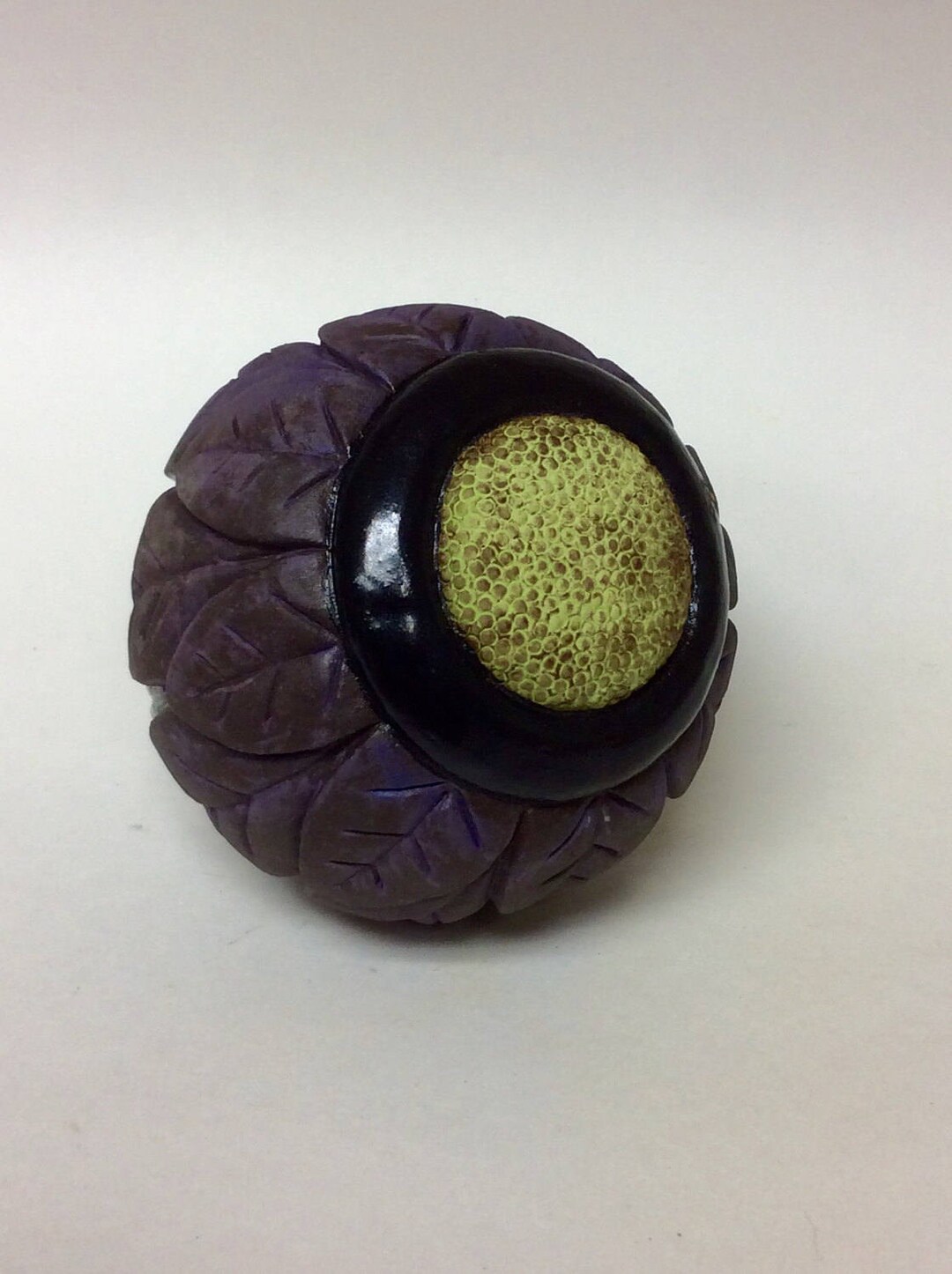Carved Ceramic Sphere, Ceramic Sphere, Ceramic Orb, Clay Sphere ...