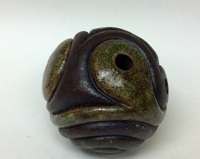 Carved Ceramic Sphere Ceramic Sphere Ceramic Orb Clay - Etsy