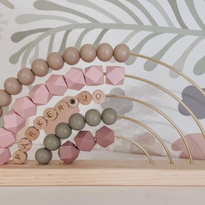 PERSONALIZED Abacus, Cottage Core, Wooden Nursery, Montessori, Counting ...