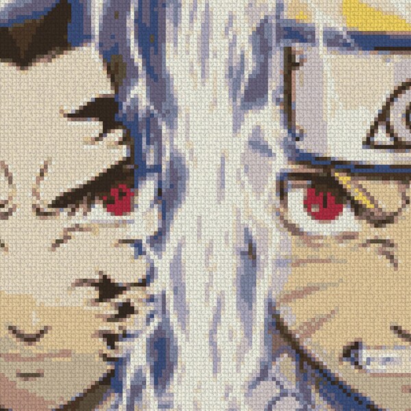 Naruto and Sasuke - Etsy