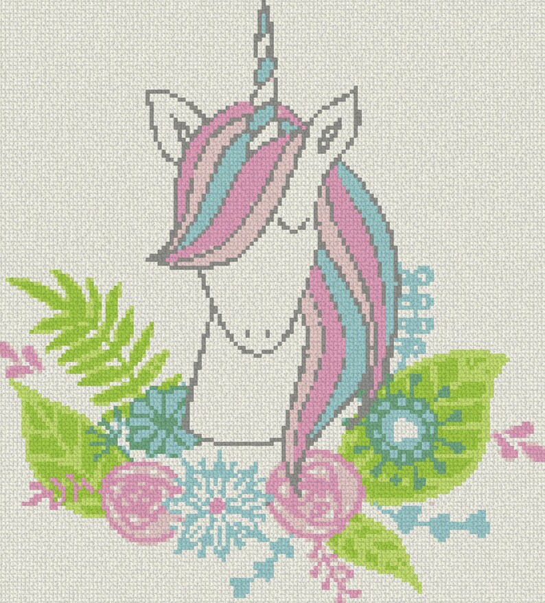 Unicorn Cross Stitch Pattern - Etsy
