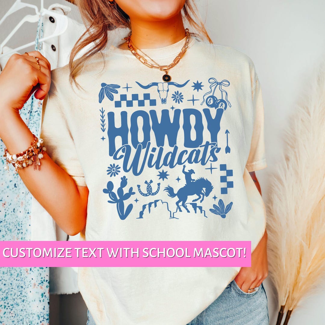 Howdy School Spirit Custom Howdy Teacher Mascot Shirt Back to School ...