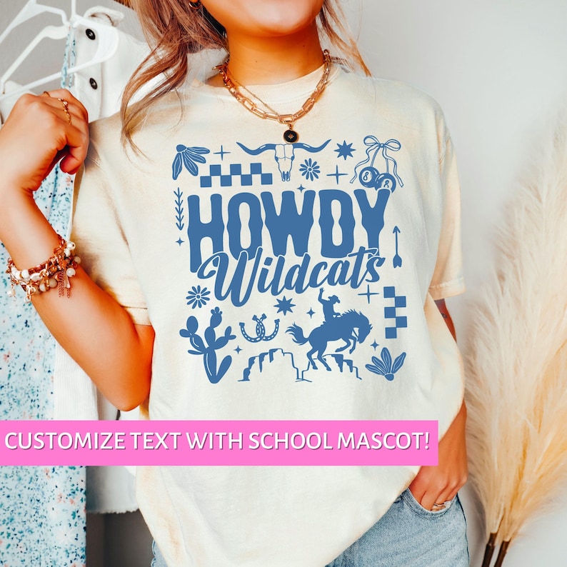 Howdy School Spirit Custom Howdy Teacher Mascot Shirt Back to School ...