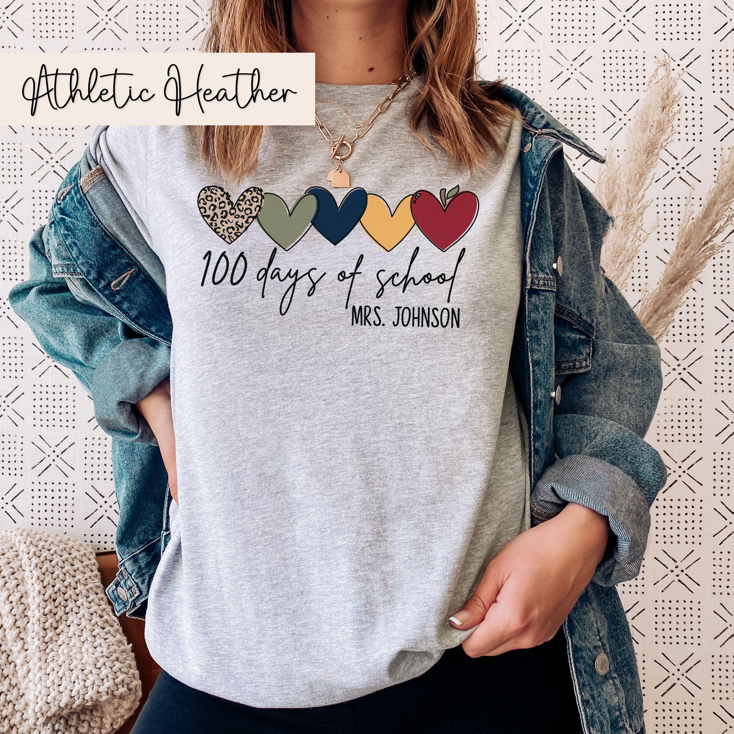 100 Days of School Shirt Personalized in My 100 Days of School Era ...