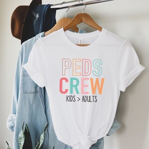 Peds Crew Pediatric Nurse Gift, Peds Nurse Shirt, Peds Rn Shirt ...