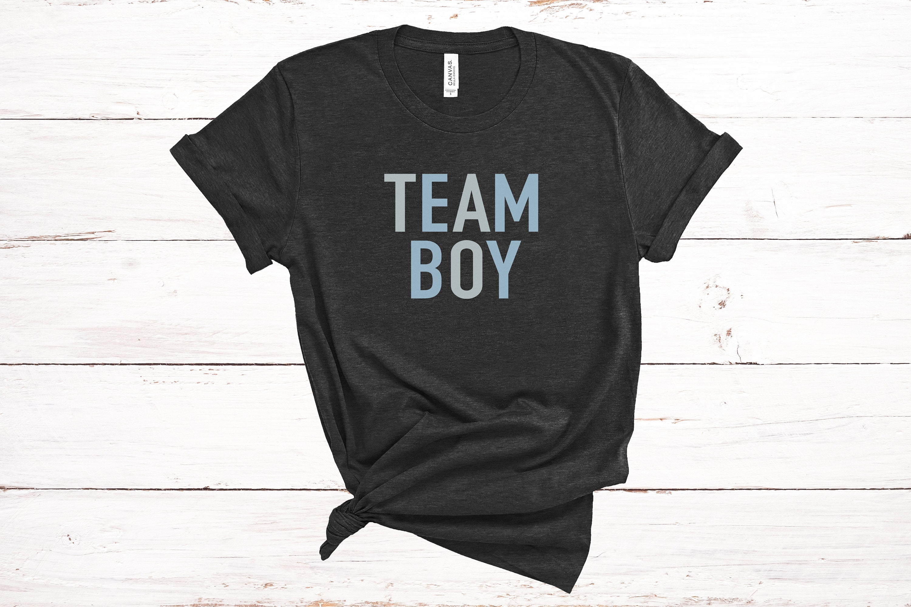 Team Boy Shirt Gender Reveal Shirt Gender Reveal Shirts | Etsy