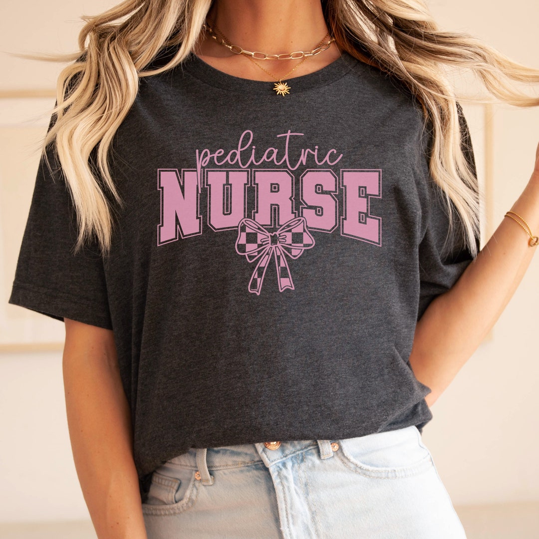 Pediatric Nurse Shirt Peds Nurse Shirt Pediatric Shirt Peds Crew Shirt ...