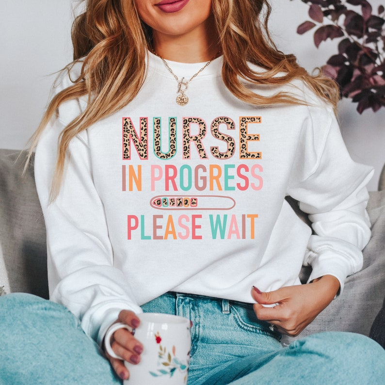 Nurse in Progress Future Nurse Sweatshirt Nursing School - Etsy