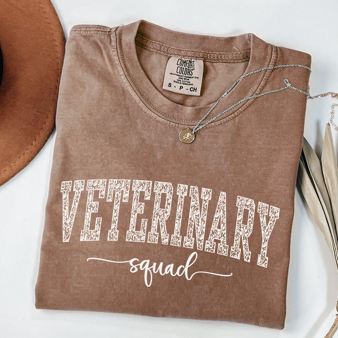 Veterinary Squad Vet Med Week Veterinary Shirt Veterinary Receptionist ...