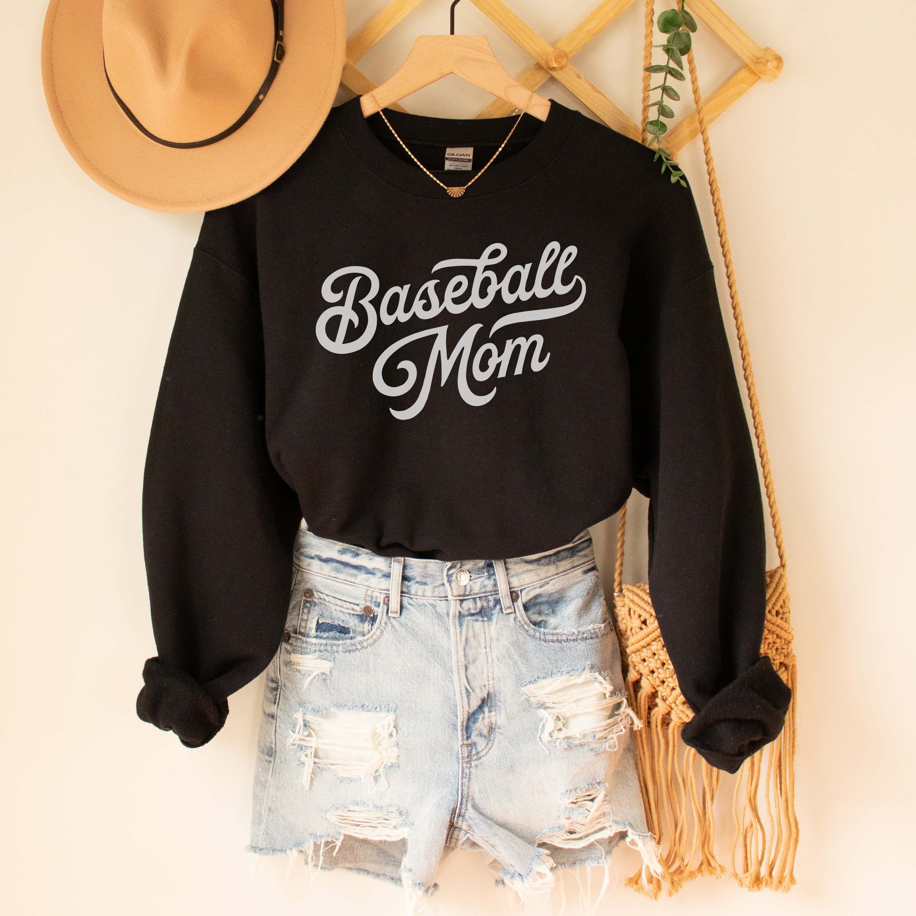 Custom Baseball Mom Sweatshirt Baseball Mama Sweatshirt - Etsy