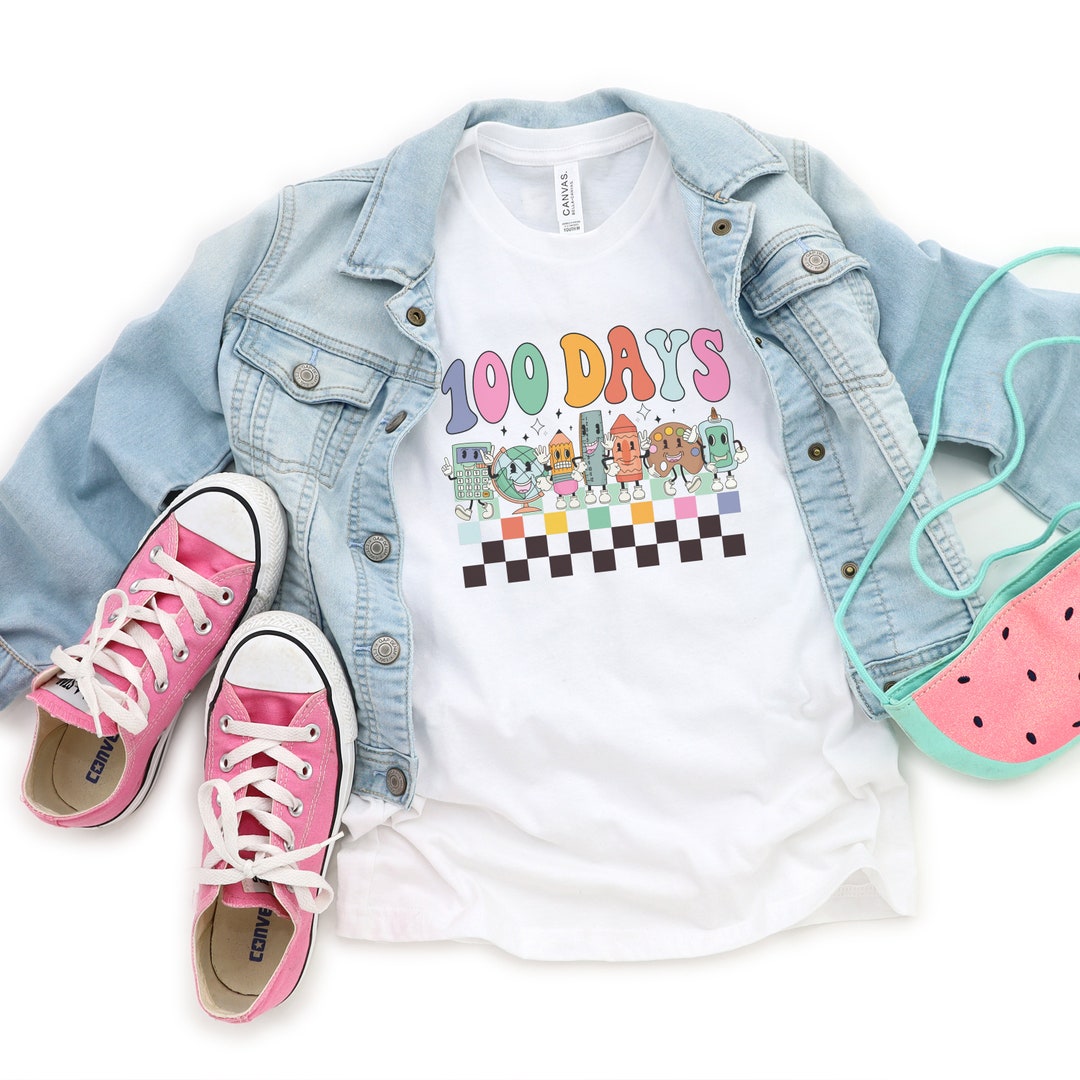 100 Days of School Shirt in My 100 Days of School Era 100th Day of ...