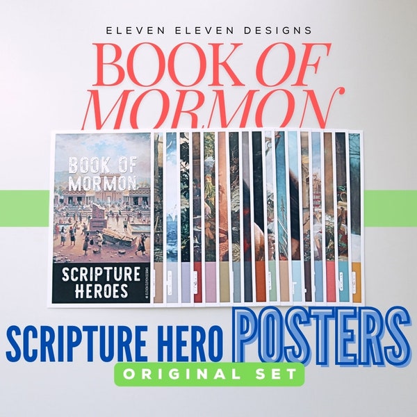 Book of Mormon Hero Posters - Etsy