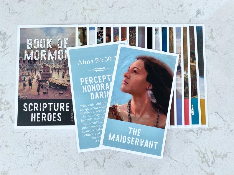 POSTER SIZE: Book of Mormon Scripture Hero Posters LDS Come Follow Me ...