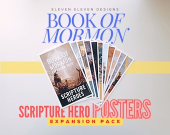 POSTER SIZE: Book of Mormon Scripture Hero Posters LDS Come Follow Me ...