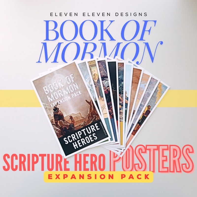 Book of Mormon Hero Cards - Etsy