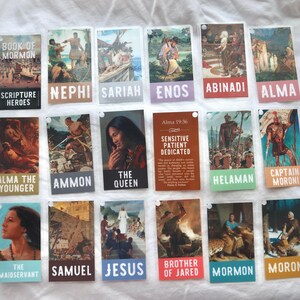 Book of Mormon Scripture Hero Cards: LDS Study & Reference - Etsy