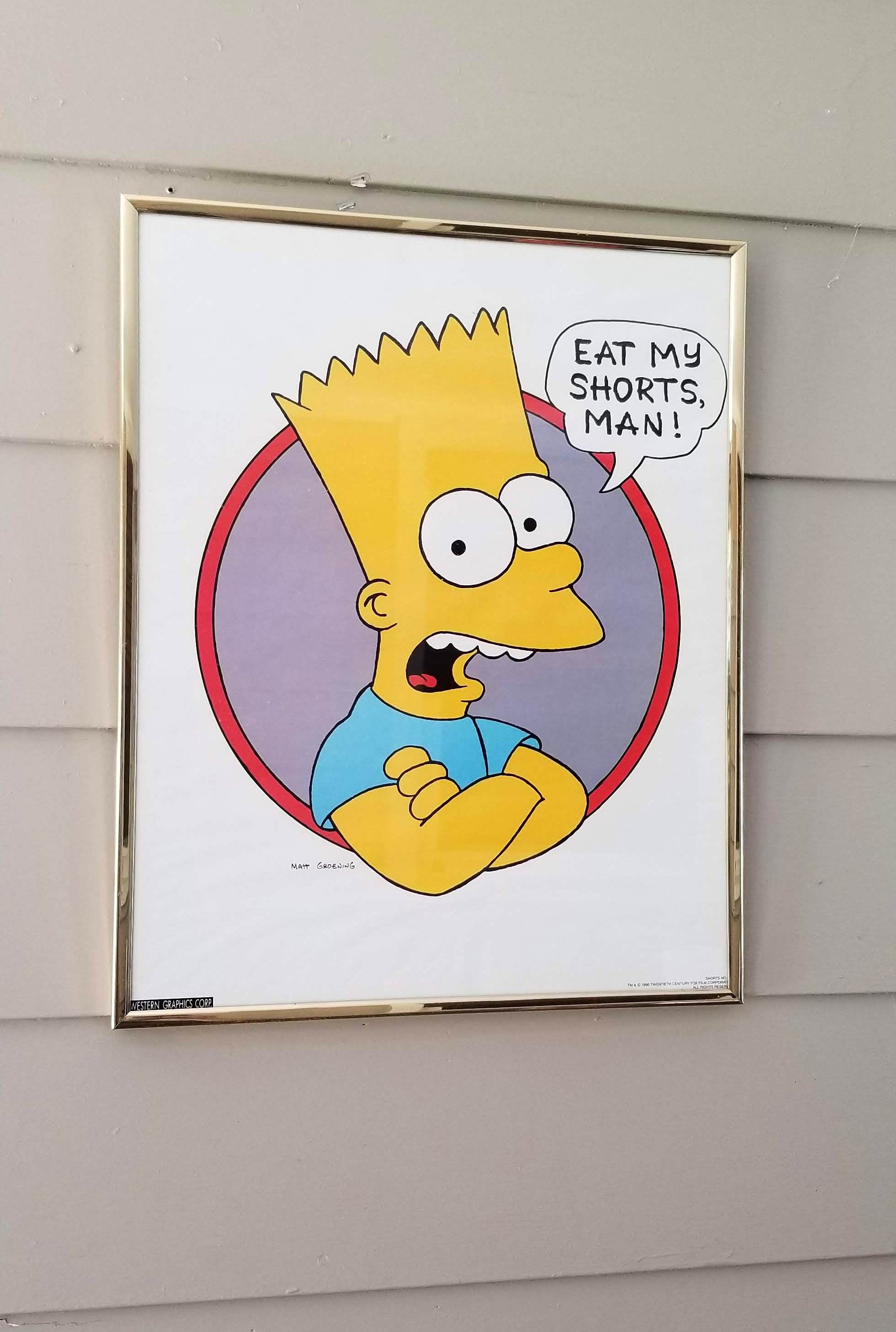 Bart Simpson Drawing Eat My Shorts
