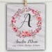 Baby Name Wall Art - Personalized Baby Name Sign - Baby Girl Nursery ...