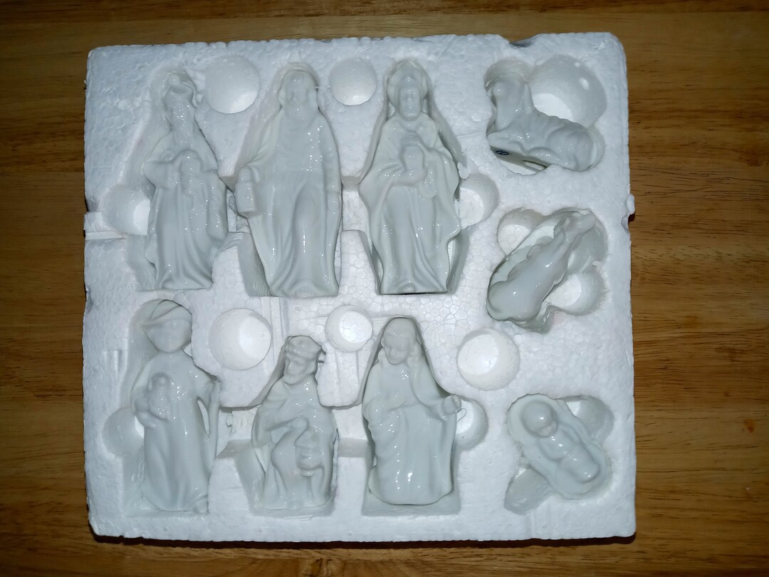 Nativity Porcelain 9 Piece Japan - Etsy