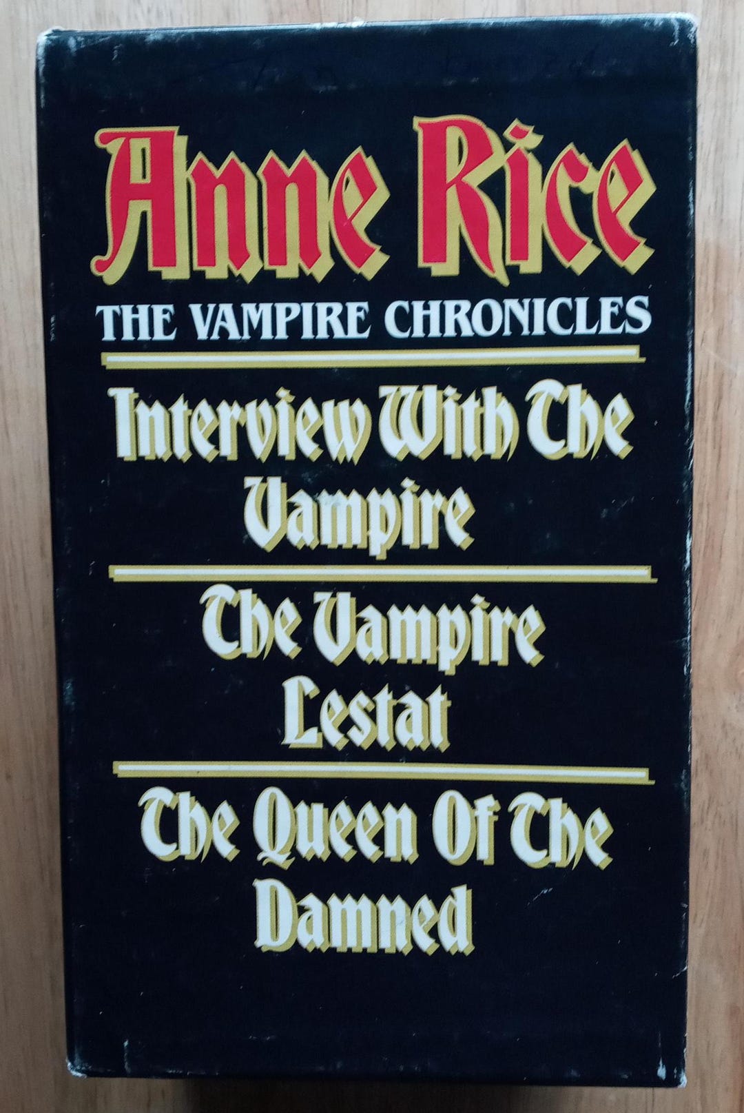 Vintage 1989 Anne Rice the Vampire Chronicles 3 Book Box Set ...