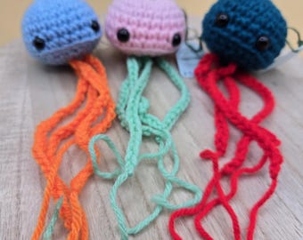 Jellyfish Keychain - Etsy