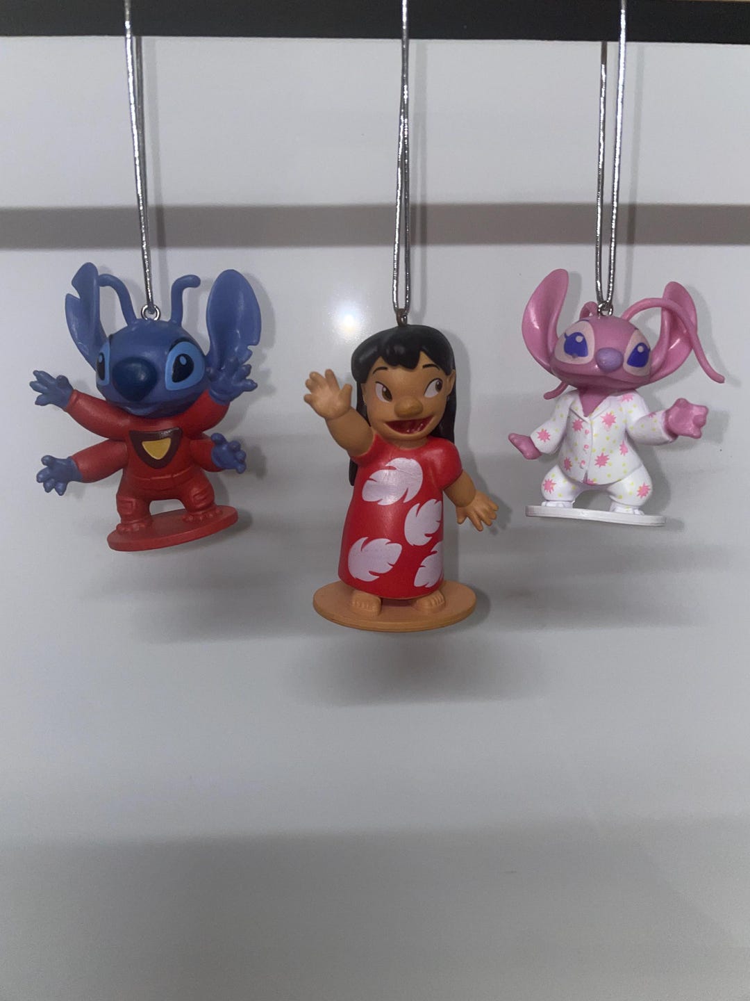 Disney Lilo and Stitch Set of 3 Childrens Characters Christmas Tree ...