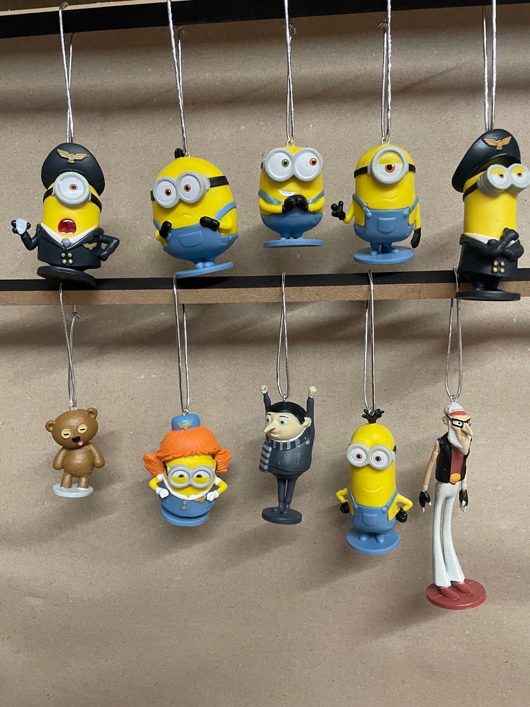 Minions the Rise of Gru Set of 10 Childrens Characters Christmas Tree ...