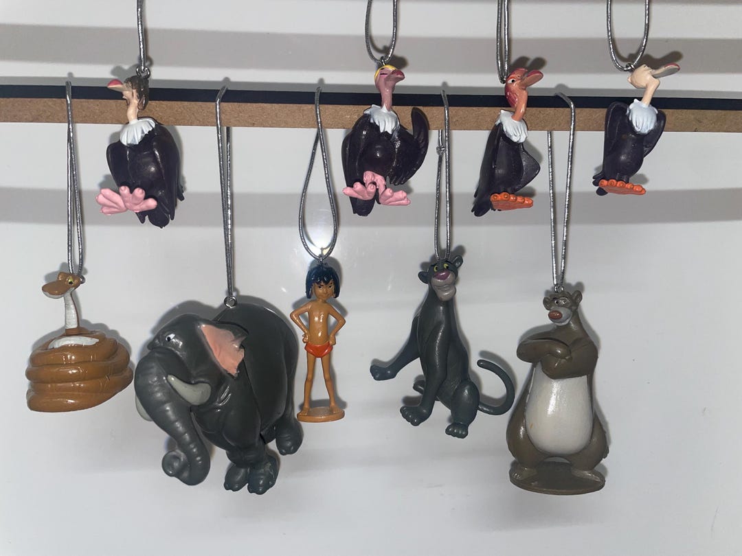 Disney Jungle Book Set of 9 Childrens Characters Christmas Tree ...