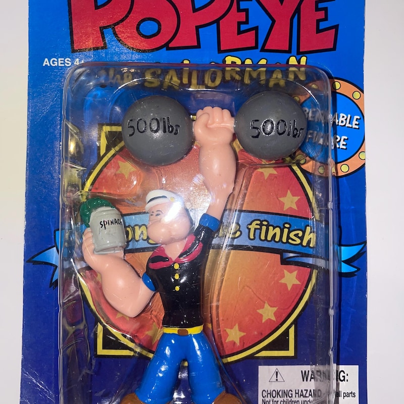Popeye Bendable Figure - Etsy Canada