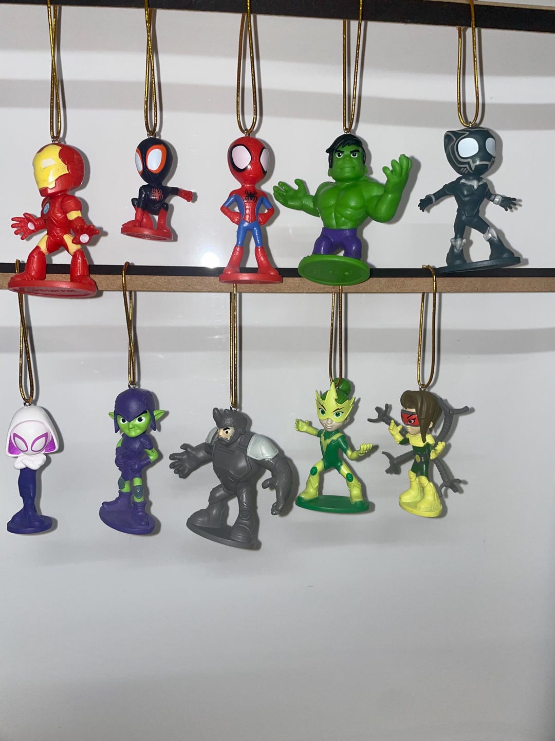 Spidey and Friends Set of 10 Childrens Characters Christmas Tree ...