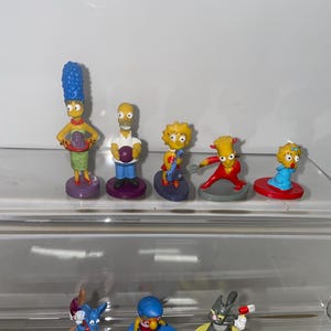 Mister A Gift the Simpsons Set of 8 Small Plastic Cake Toppers - Etsy