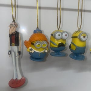 Minions the Rise of Gru Set of 7 Childrens Characters Christmas Tree ...