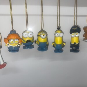 Minions the Rise of Gru Set of 7 Childrens Characters Christmas Tree ...