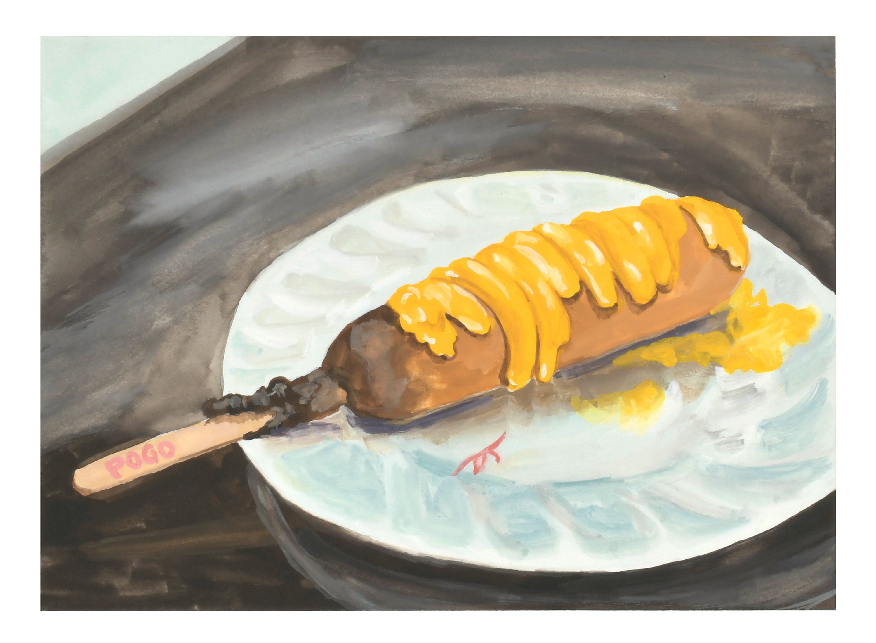Hot Dog Fine Art Print 5 X 7 Inches - Etsy Canada