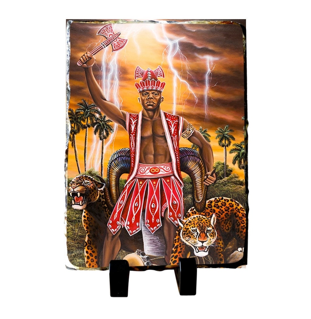 Xango Chango Shango Santeria Deidades Yoruba Lucumi Placa De - Etsy ...