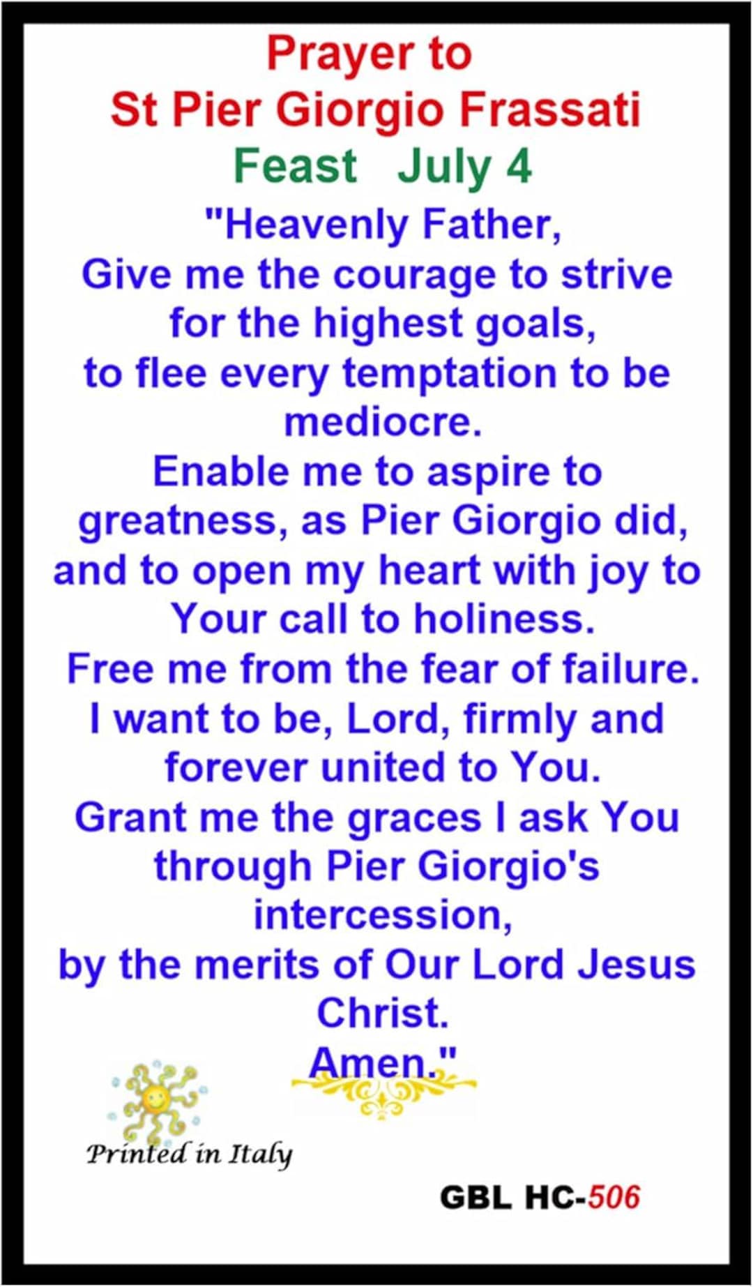 St Pier Giorgio Frassati Patron Saint of Students Young Catholics ...