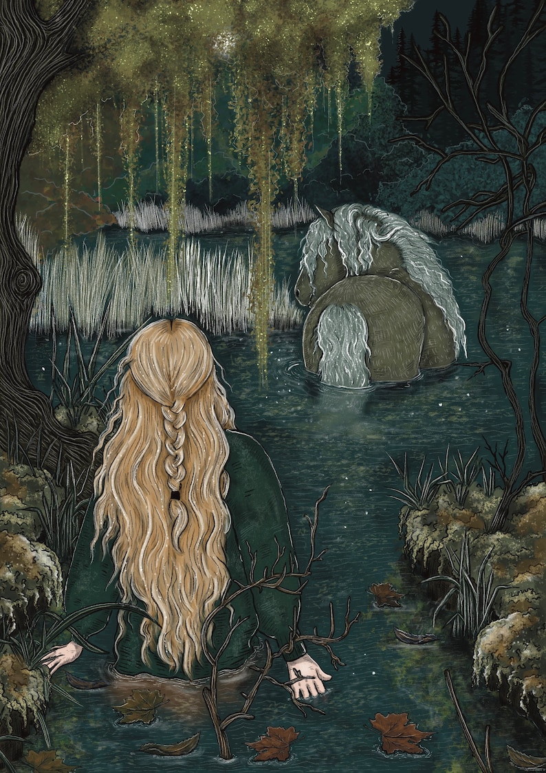 Kelpie Mythology Folklore Fairytale Mythical Creature - Etsy