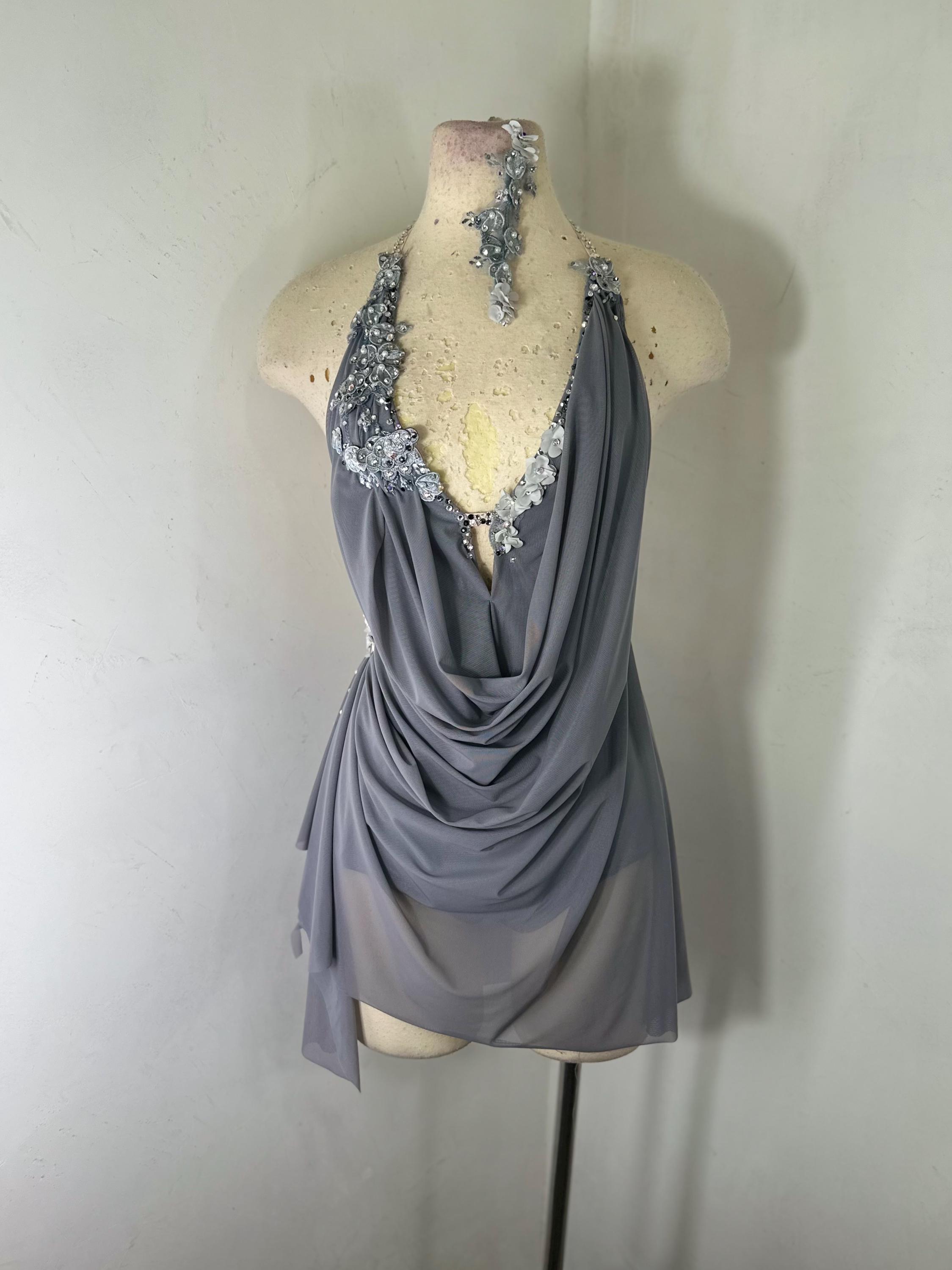 Custom Dance Dress, Draped Dance Costume, Custom Lyrical Dance Costume ...