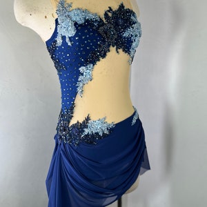 Sky Blue Lyrical Dance Costume, Lyrical Dance Costume, Competition ...