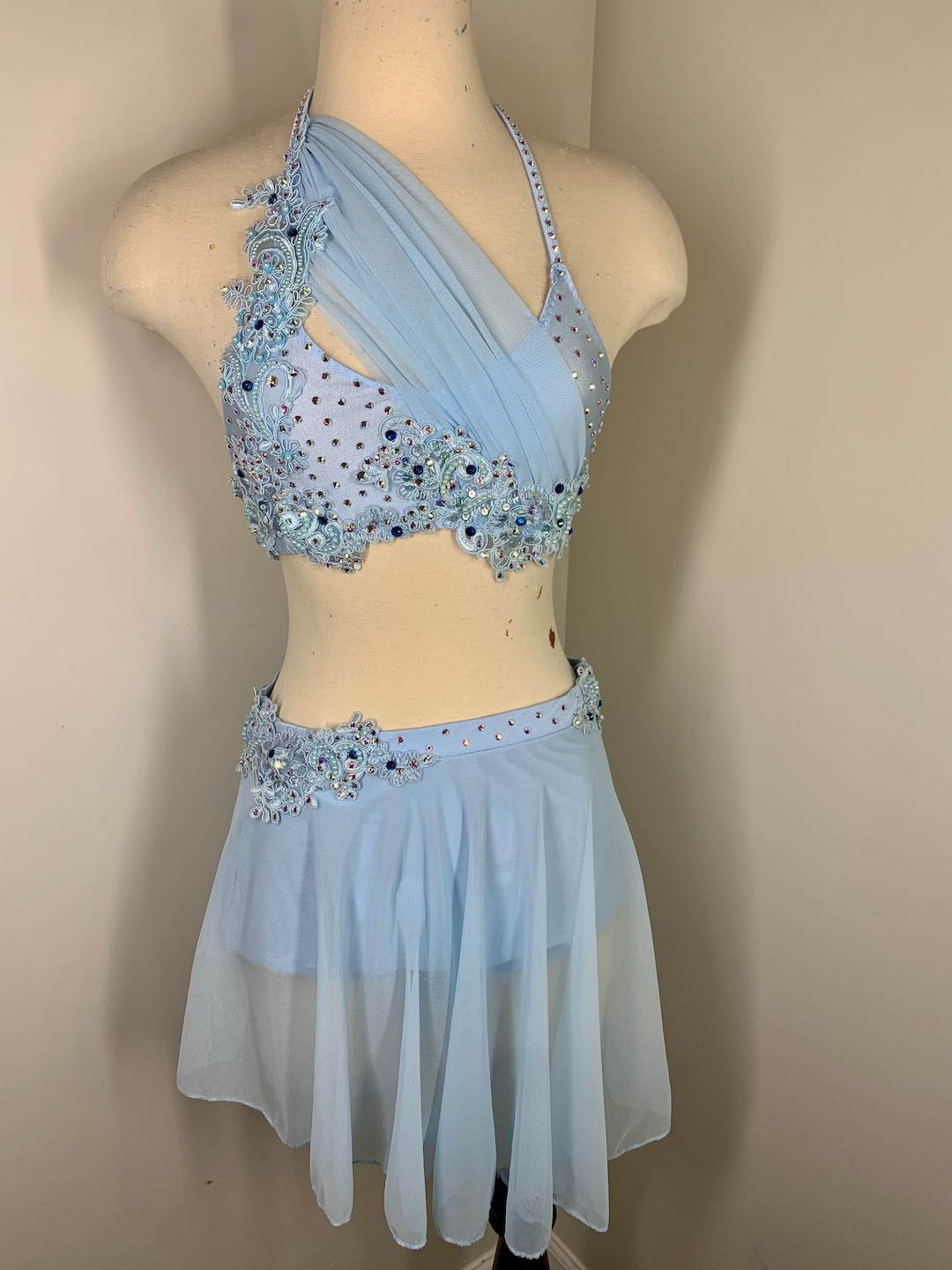 Lyrical Dance Costume, Blue Lyrical Dance Costume, Lyrical Costume ...