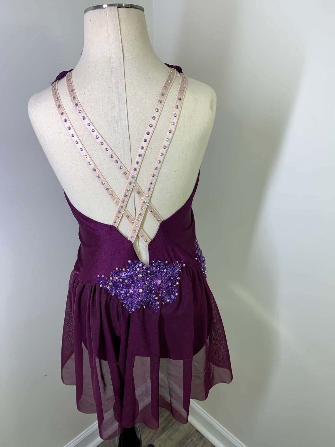 Custom Modified Halter Dance Costume Custom Dance Design | Etsy