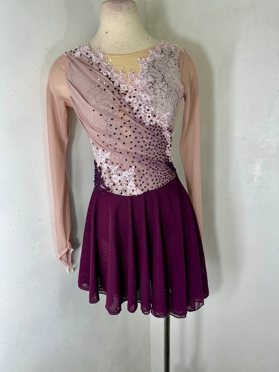 Figure Skating Dress, Skating Dress, Ice Skating Dress, Custom Skating Dress, Lyrical Dance ...