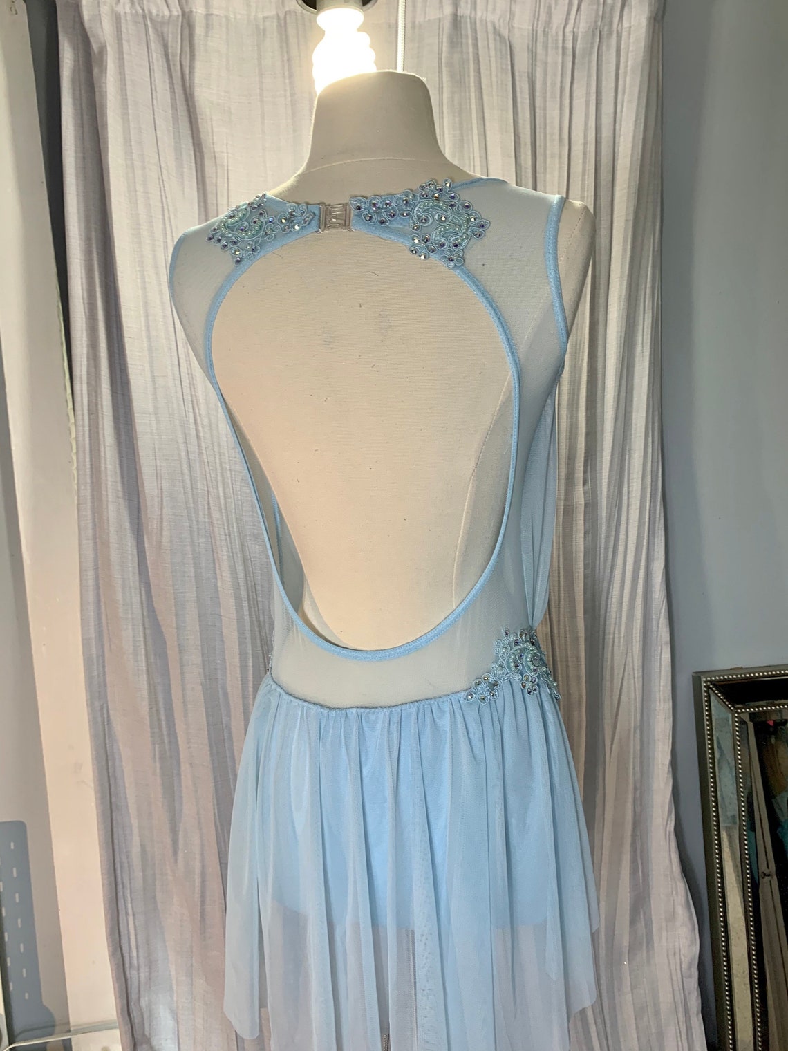 Lyrical Dance Costume Custom Dance Costume White Dance Etsy