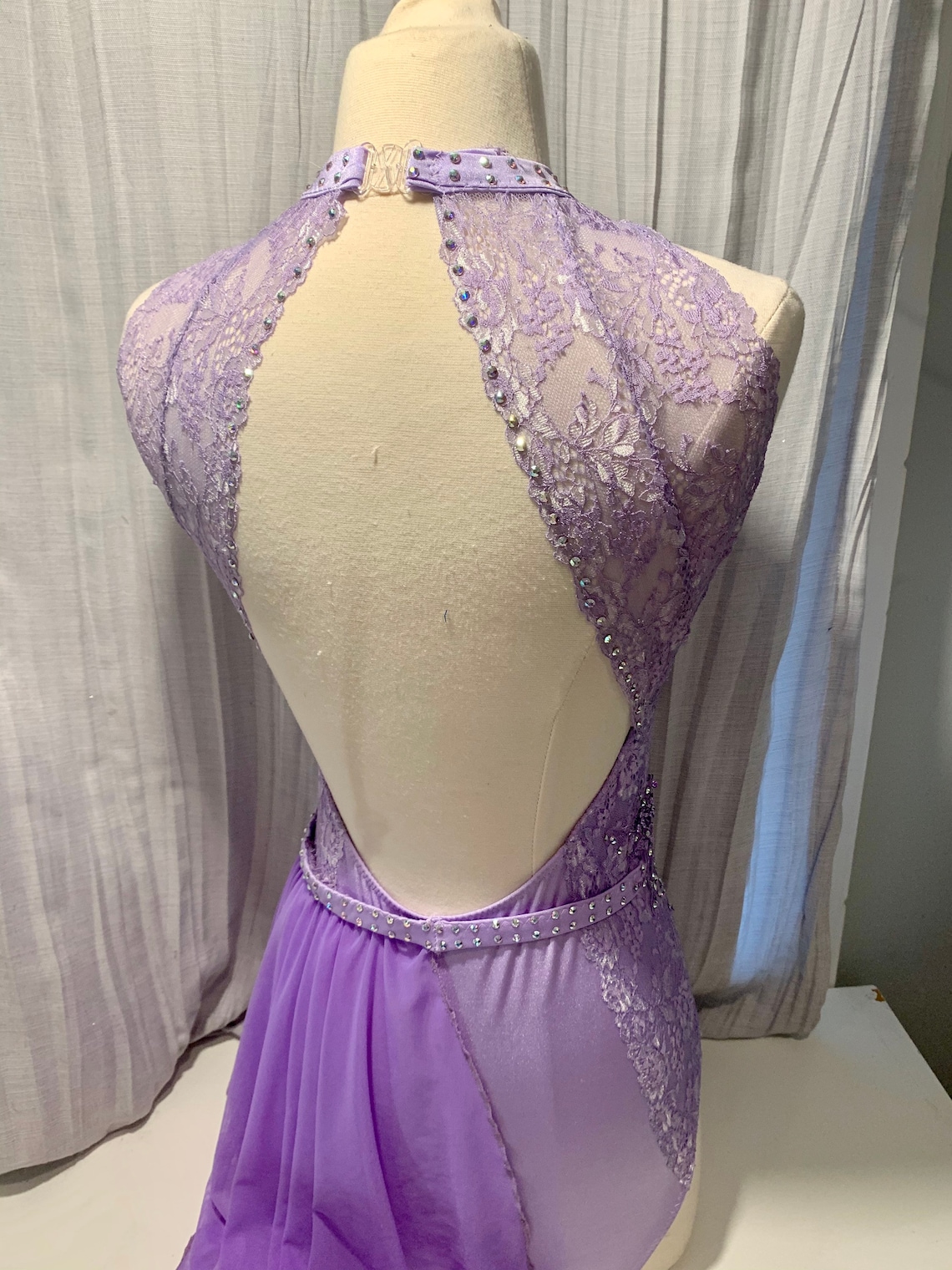 Lyrical Dance Costume lavender dance costume lace dance | Etsy