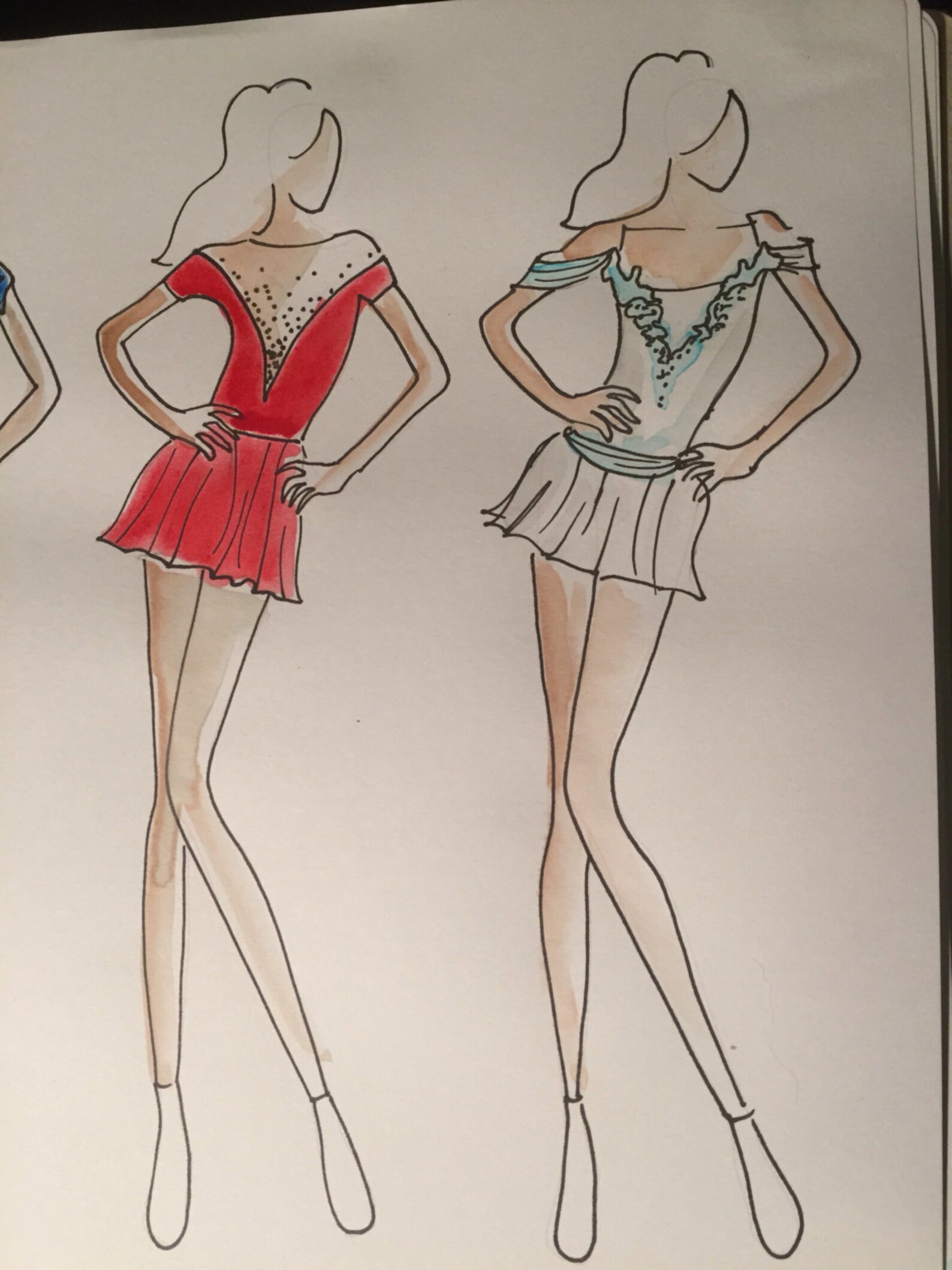 Figure Skating Dress Custom Figure Skating Dress Ice Skating - Etsy