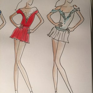 Figure Skating Dress Custom Figure Skating Dress Ice Skating - Etsy