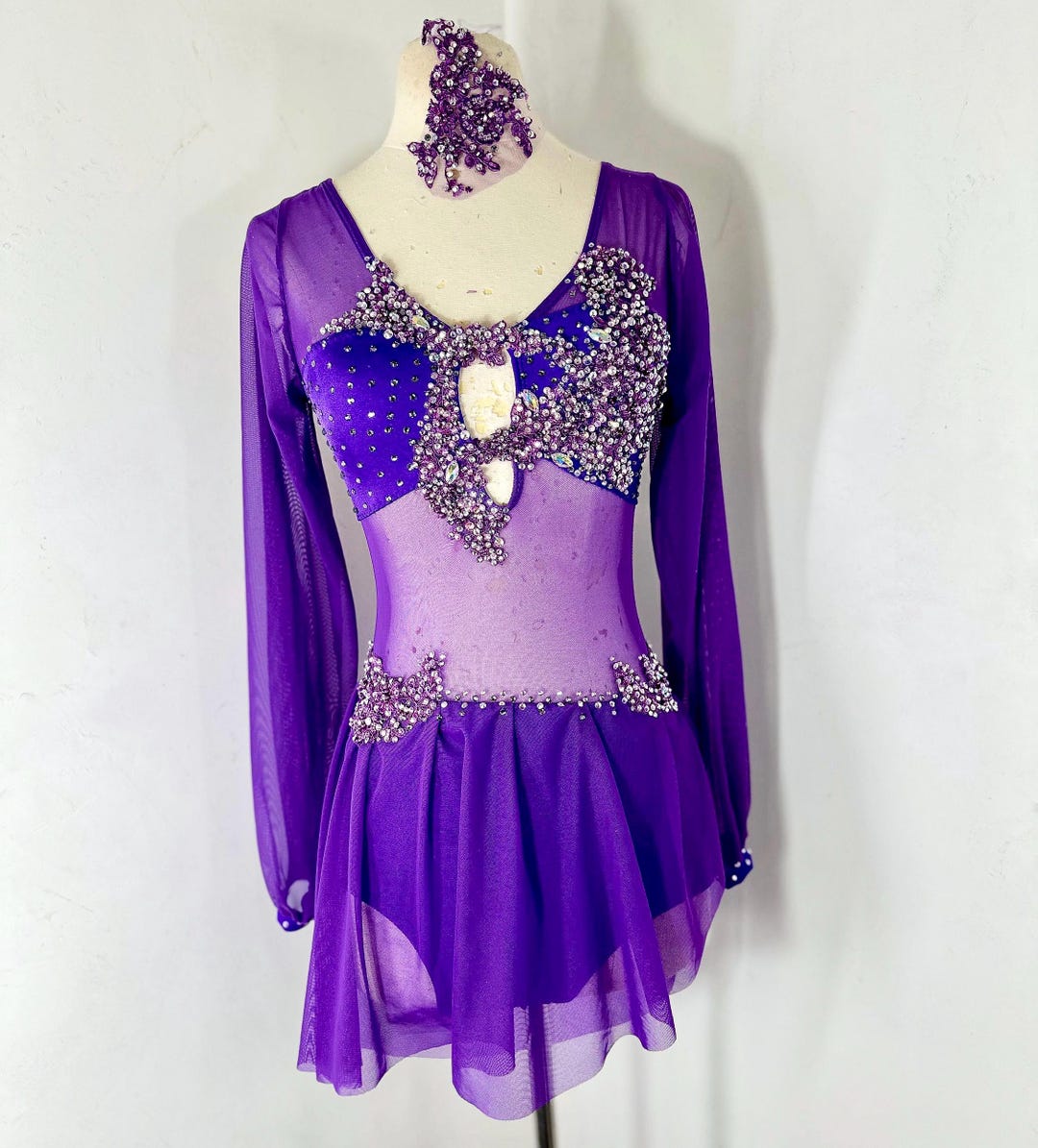 Purple Lyrical Dance Costume, Custom Lyrical Dance Costume, Competition ...