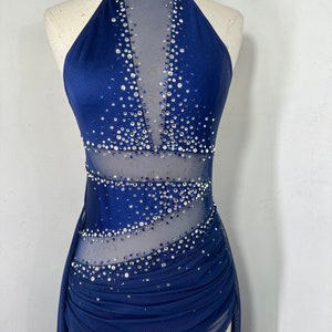 Navy Lyrical Dance Costume, Navycustom Dance Costume, Dance Costume ...