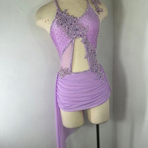 Orchid Lyrical Dance Costume, Custom Lyrical Dance Costume, Competition ...