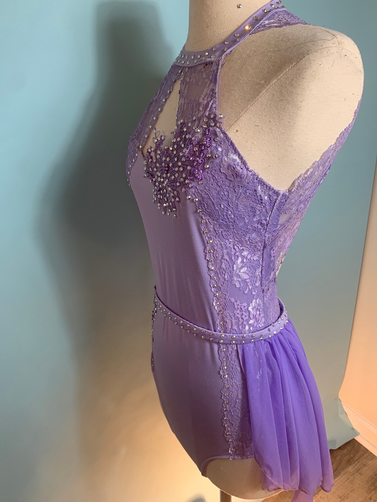 Lyrical Dance Costume Lavender Dance Costume Lace Dance | Etsy